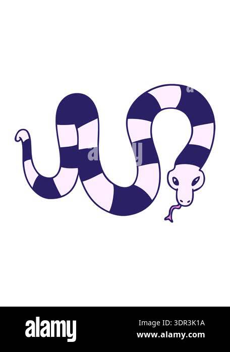 shaking motion animation of hand drawn cartoon snake Stock Video ...