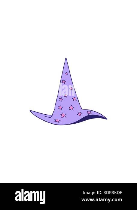 flashy sales animation of wizard hat Stock Video Footage - Alamy