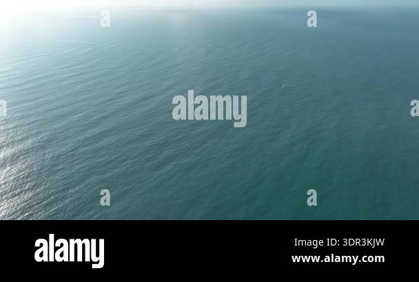 Aerial footage of sea waves surface landscape Stock Video Footage - Alamy