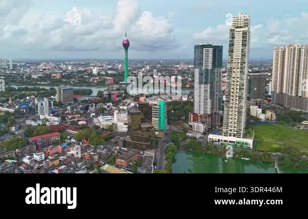 Colombo, Sri Lanka September 24, 2025: A dynamic hyperlapse capturing ...