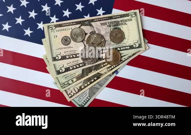 Cash, US dollar currency, financial and business flows. US dollar cash ...