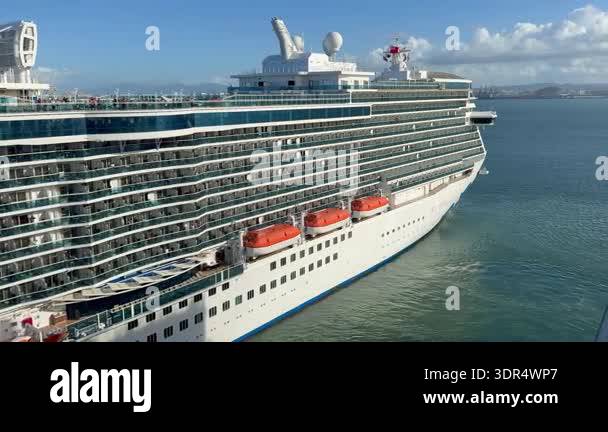 San Juan, Puerto Rico 16 January 2026: Side view of the cruise ship Sky ...