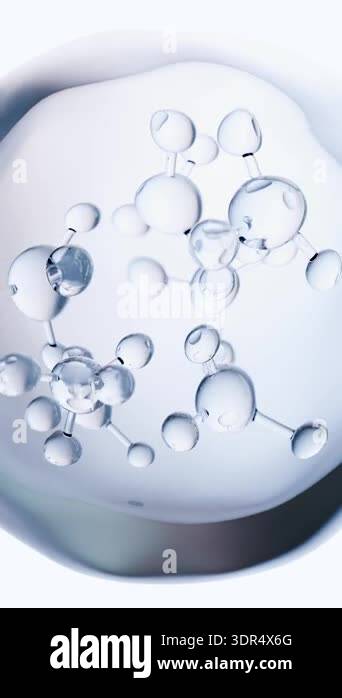 molecules or atoms, molecular structure, biochemical. chemical formula ...
