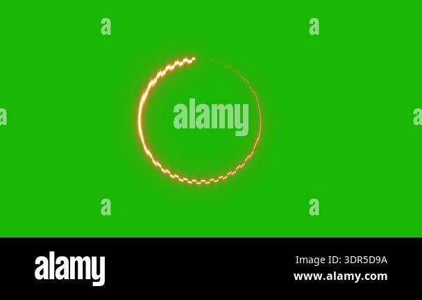 Green screen vertical video of a wave-warping loading animation with ...