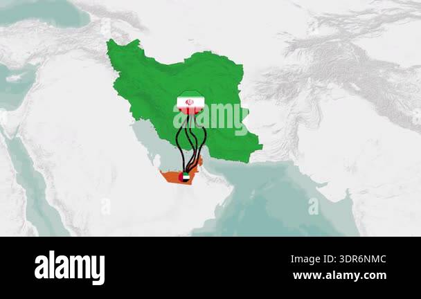 United Arab Emirates and Iran Tension and Diplomatic International ...