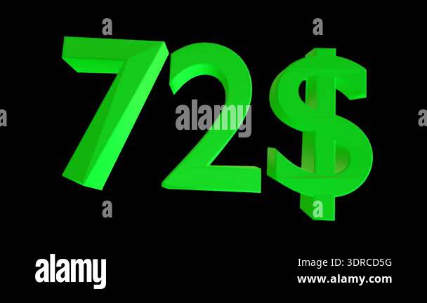 72 Dollar Hand Drawn green Animation For Finance Currency Money ...