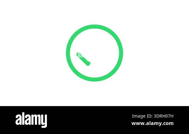 True and false icons animation on white background . Tick and cross ...