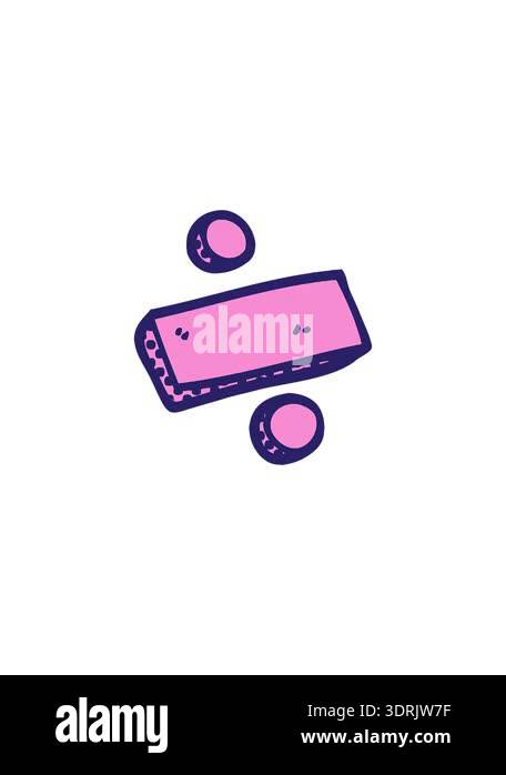 sales flash animation of cartoon doodle divide symbol Stock Video ...