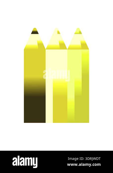 changing color animation of color pencils icon Stock Video Footage - Alamy