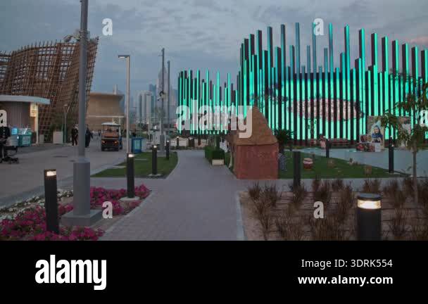 Doha, Qatar-March 8 2024: Qatar expo 2023 in Al Bidda park Doha, Qatar ...