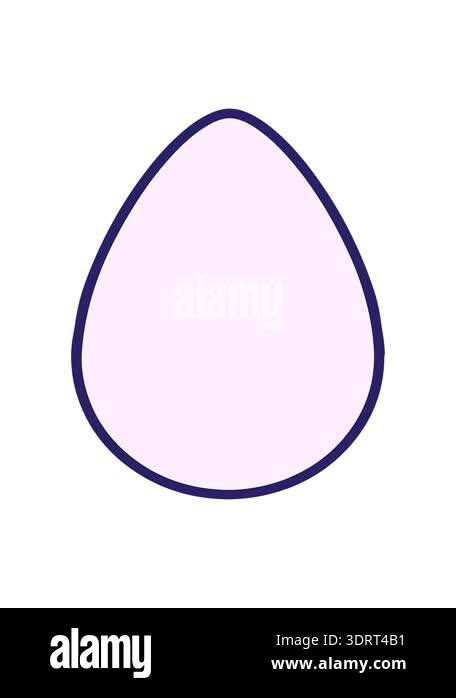 shaking motion animation of egg simple design Stock Video Footage - Alamy