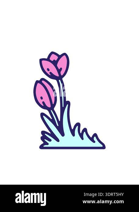 blinking radial lines animation of flowers design Stock Video Footage ...