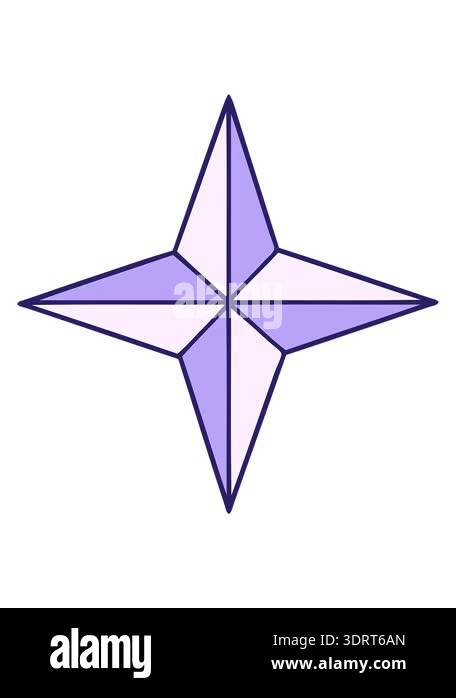 shaking motion animation of iconic tattoo style image of a star Stock ...