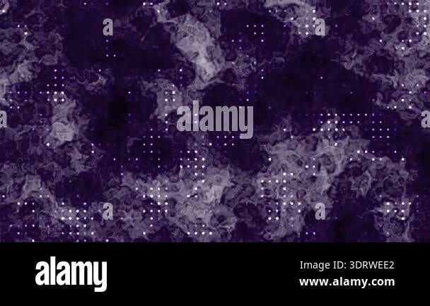Abstract purple smoke background with layered textures and dotted grid ...
