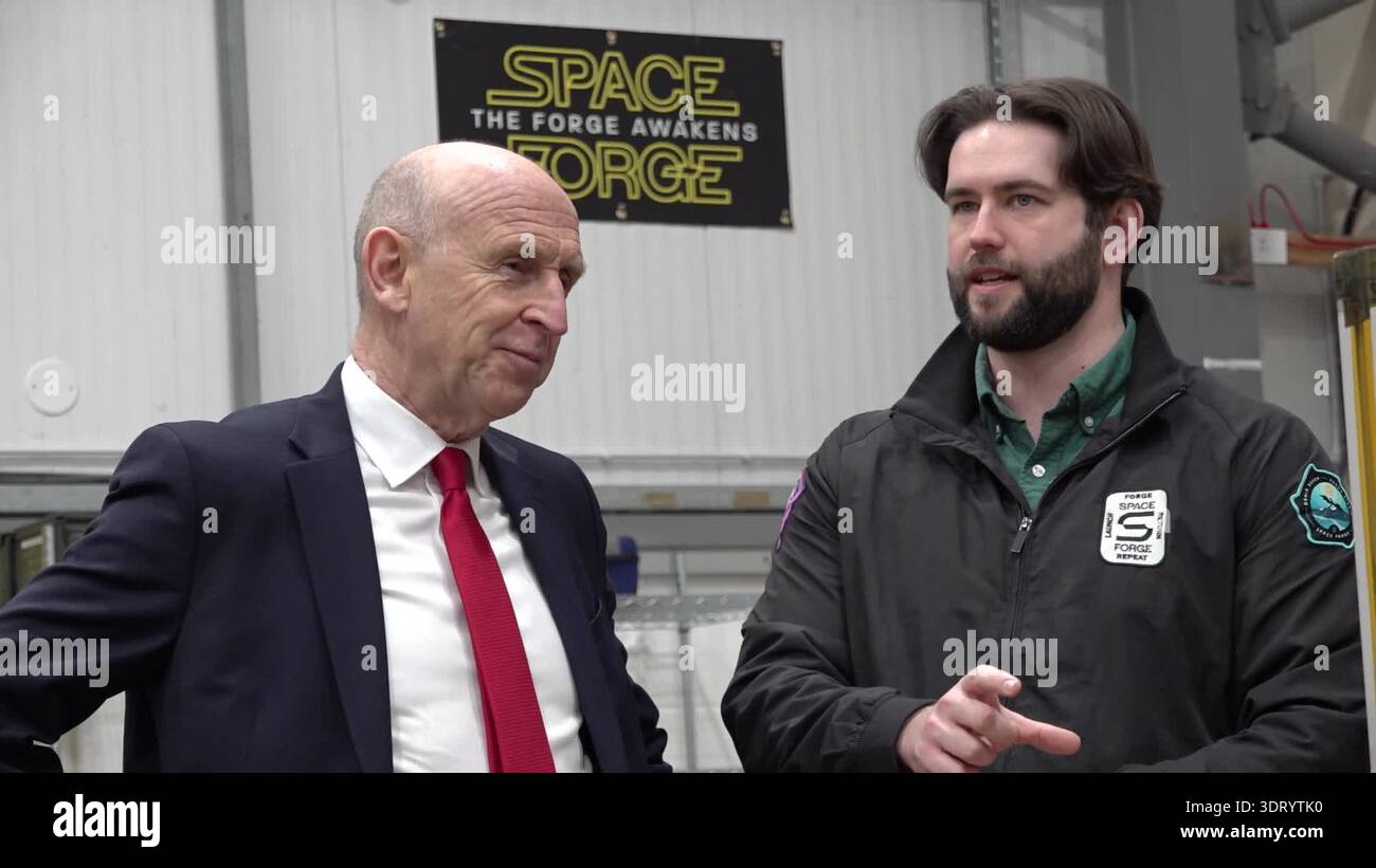 Defence Secretary John Healey signs Defence Growth Deal for Wales Stock ...