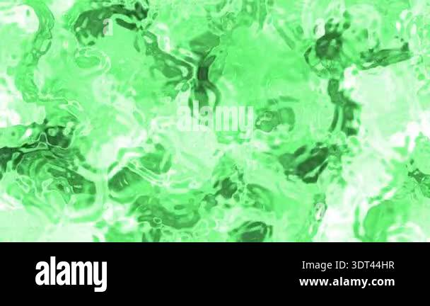 Abstracts Plastic Water, Abstract green liquid flowing animation ...
