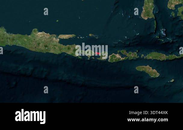 Strait of Lombok Strategic Sea Trade Routes World Map Animation 4K ...