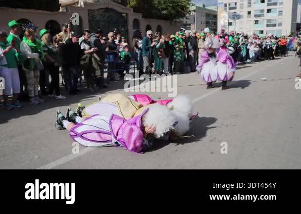 Orihuela Costa, Spain - March 16, 2025: St.Patricks Day parade ...