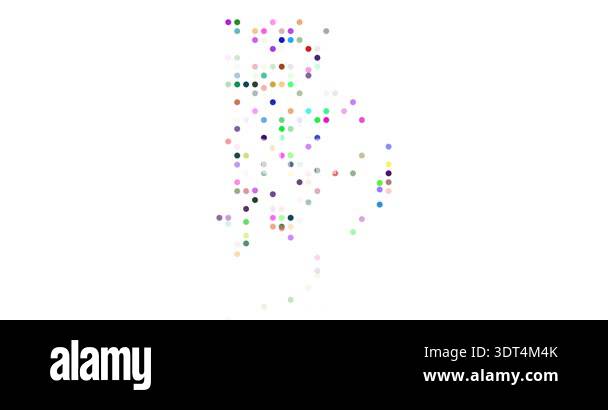 Abstract Orbs Building Rhode Island State Map Stock Video Footage - Alamy