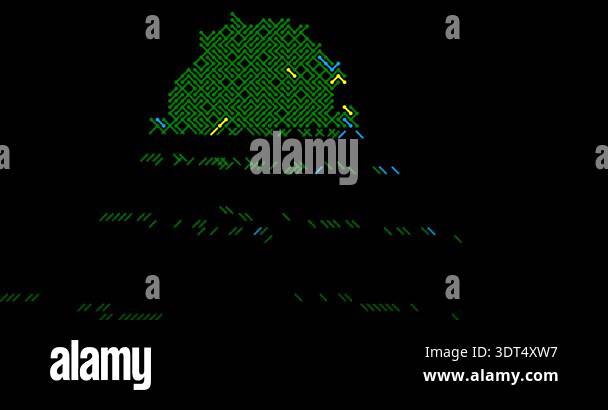 Modern Sliding Motion Forms the Country Map of Ethiopia Stock Video ...