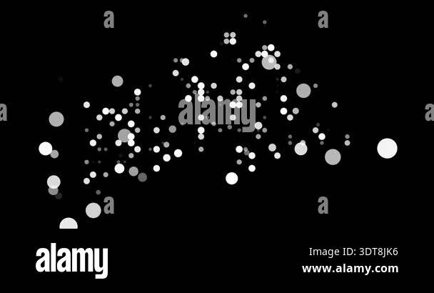 Digital Animation Orbs Assemble Map of Central African Republic Stock ...