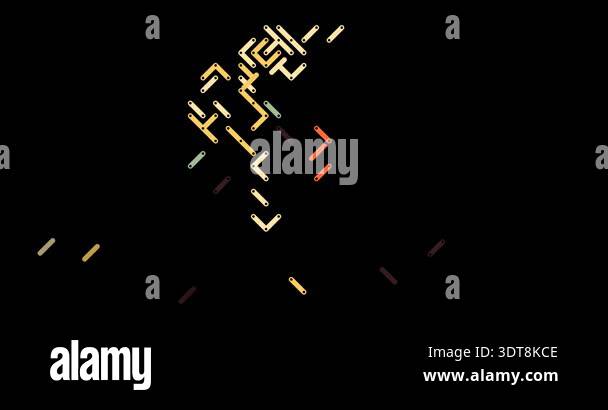Elegant Diagonal Stripes Greece Map Background Loop Stock Video Footage ...
