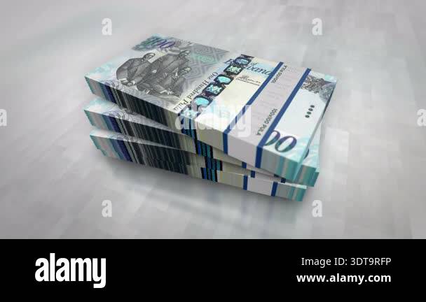 Botswana pula Botswanan money pile pack. Concept background of economy ...