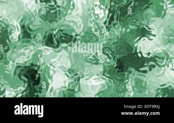 Abstracts Plastic Water B, Abstract fluid green water surface animation ...