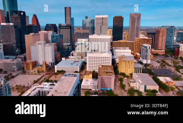 Huston, USA, 24 November 2025: Dense urban architecture of Houston ...