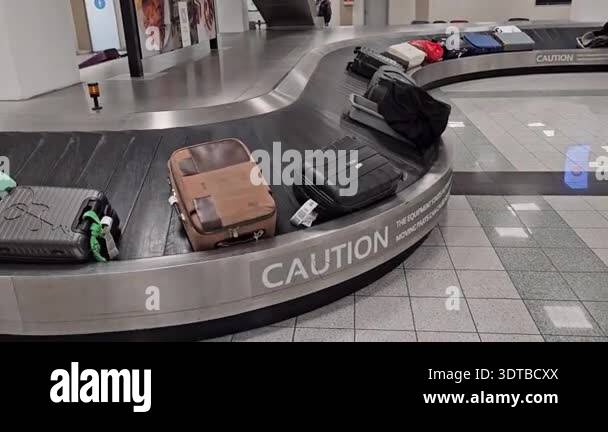 Baggage claim area conveyor Stock Videos & Footage - HD and 4K Video ...