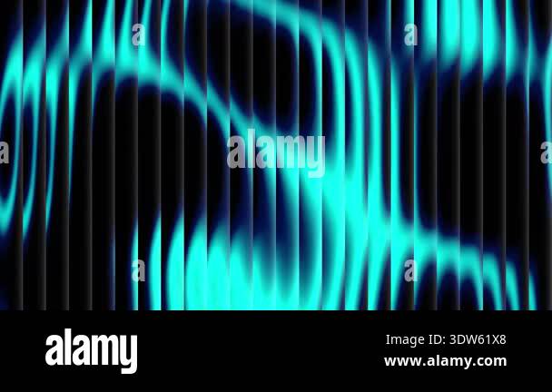Reeded Glass Effect with Vibrant Blue Gradient Motion Creating Fluid ...