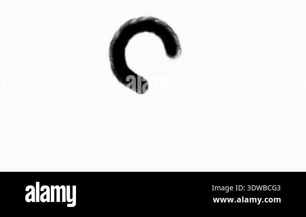 Number 8 Hand Drawn Animation With Brush Stroke For Education And ...