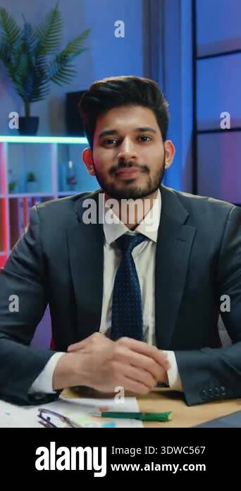 Business concept where attractive joyful high-skilled successful ...