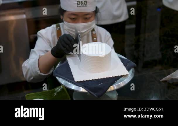 Bakery teamwork preparation. Industrial bakery workers . BB Bakery ...