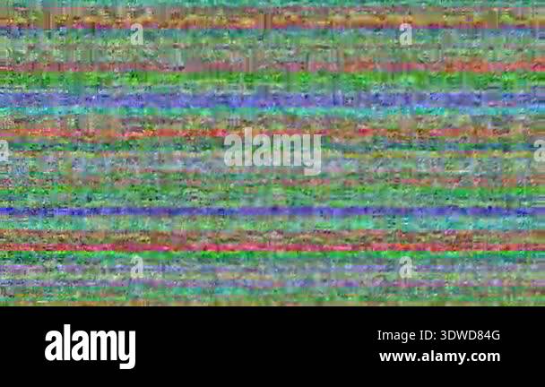 Noise on a old TV screen. Static tv noise glitch effect, static white ...