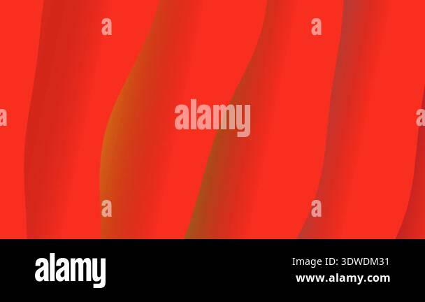 Animated red gradient wavy lines motion graphics video footage abstract ...