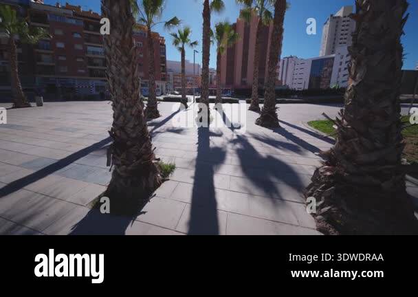 Benidorm,Alicante,Spain.2026-02-19.A dynamic low-angle shot starting ...