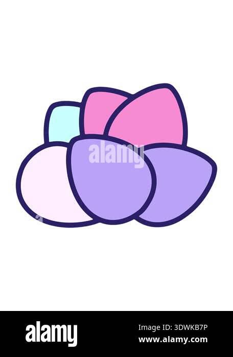 shaking motion animation of simple easter egg design Stock Video ...