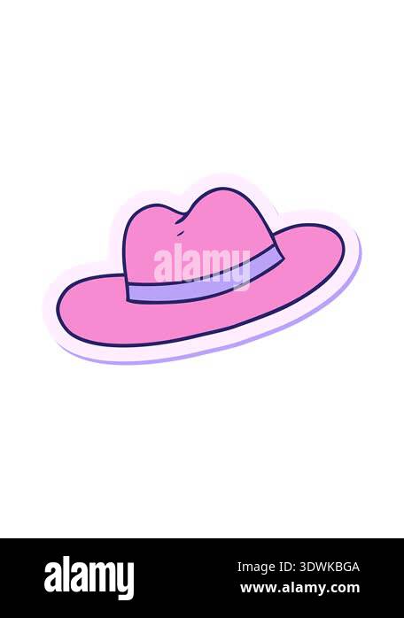 jiggle and pause animation of hand drawn sticker cartoon doodle of a ...