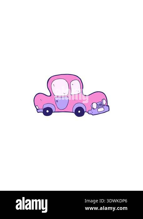 flashy sales animation of car cartoon Stock Video Footage - Alamy