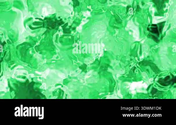 Abstracts Plastic Water A, Abstract Green Liquid Surface with Ripples ...