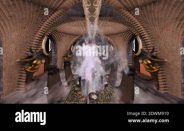 3D rendering of the monster palace Stock Video Footage - Alamy