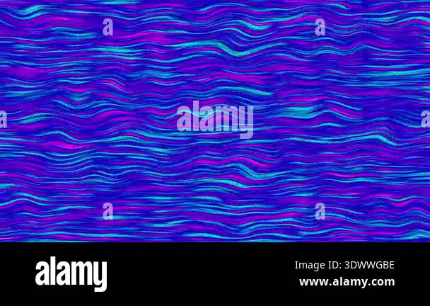 A blue, cyan, pink wave background animation that gently flows ...