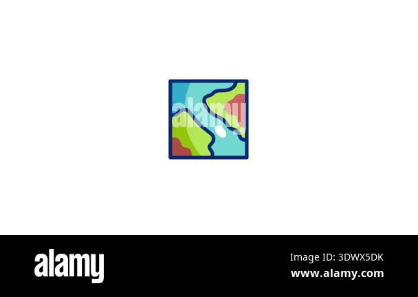 Canal Animated Icon Professional animated icon designed for modern ...