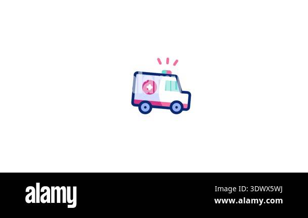 Ambulance Animated Icon Professional animated icon designed for modern ...