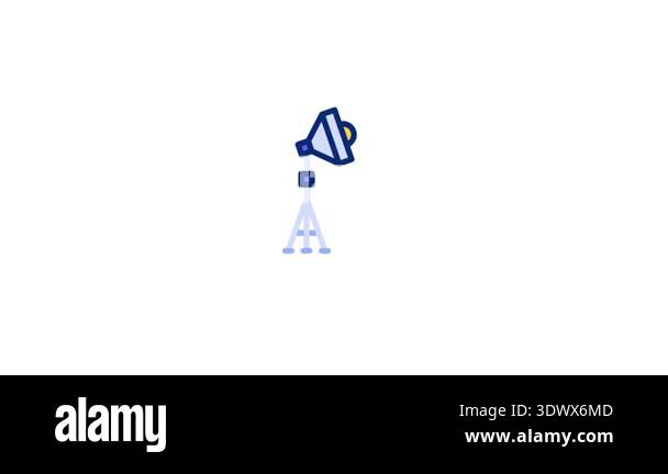 Spotlight Animated Icon Professional animated icon designed for modern ...