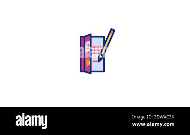 Journal Animated Icon Professional animated icon designed for modern ...