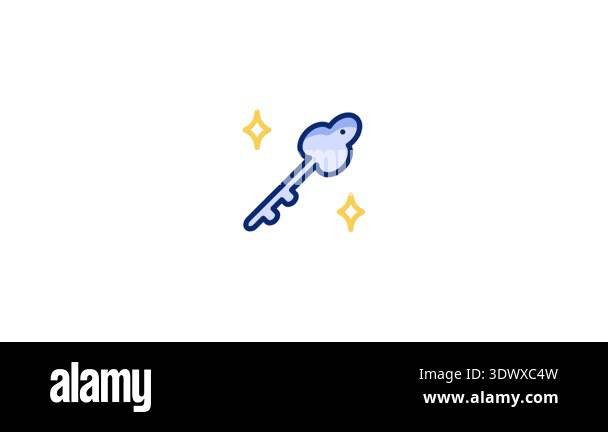 Key Animated Icon Professional animated icon designed for modern ...