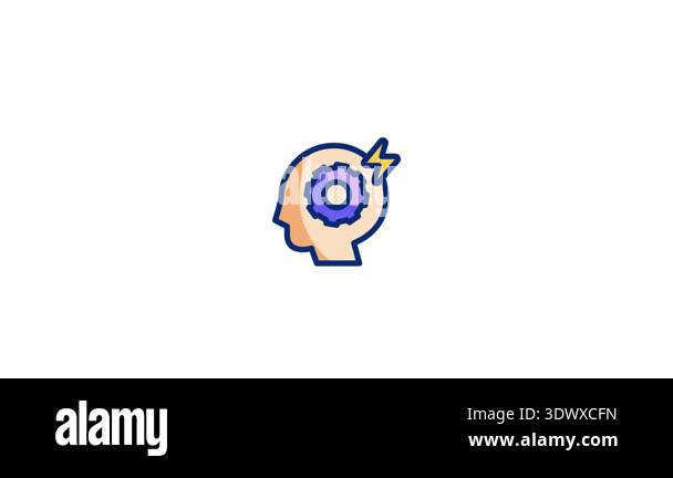 Thinking Animated Icon Professional animated icon designed for modern ...