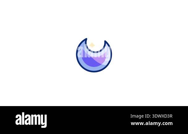 Moon Animated Icon Professional animated icon designed for modern ...